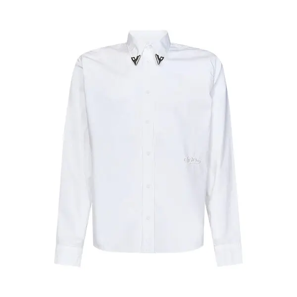 Off-White Wave Off Slim Fit Shirt - White