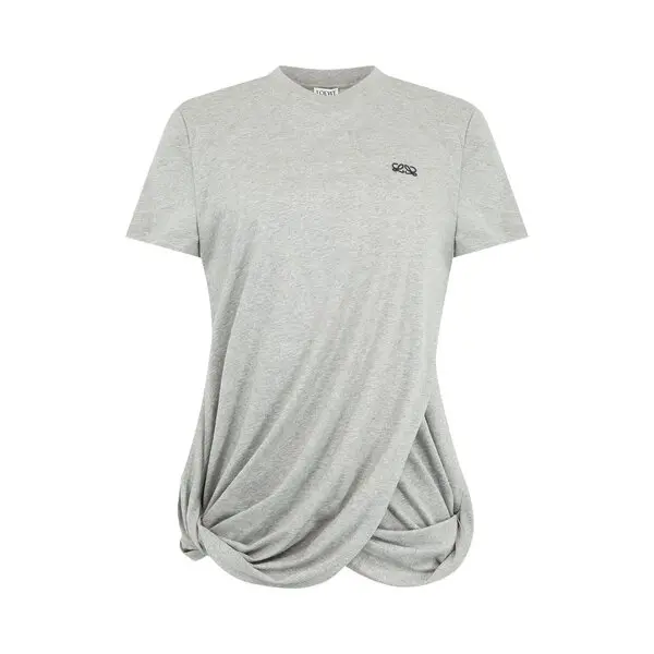 Loewe Draped Top Melange - Grey