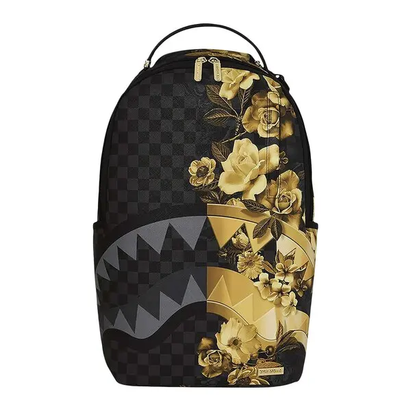SPRAYGROUND Gold Floral Remix Backpack /gold