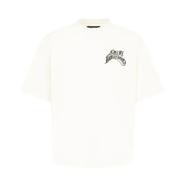 Amiri Hollywood Lj Tee 'ivory - White