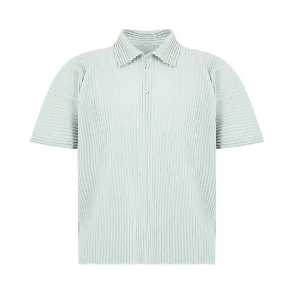 Issey Miyake Polo 'boboli Moss Ash - Green