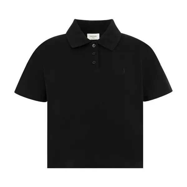 Saint Laurent Petit Polo Broderie 'noir - Black