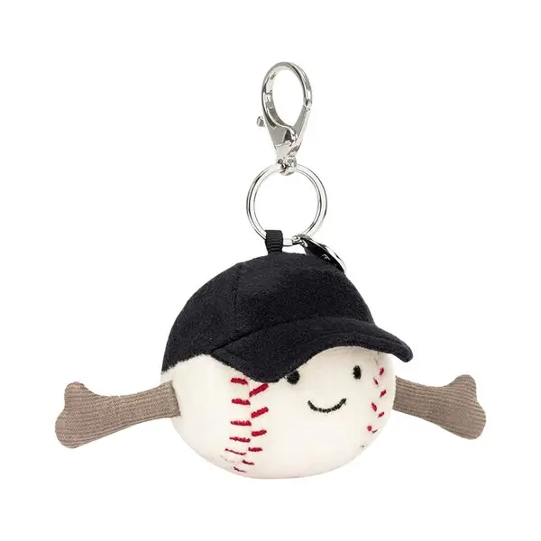 JELLYCAT Amuseables Sports Bag Charm - White