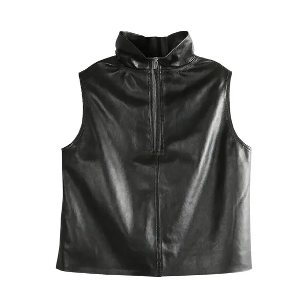 Rick Owens Leather Tabard Top