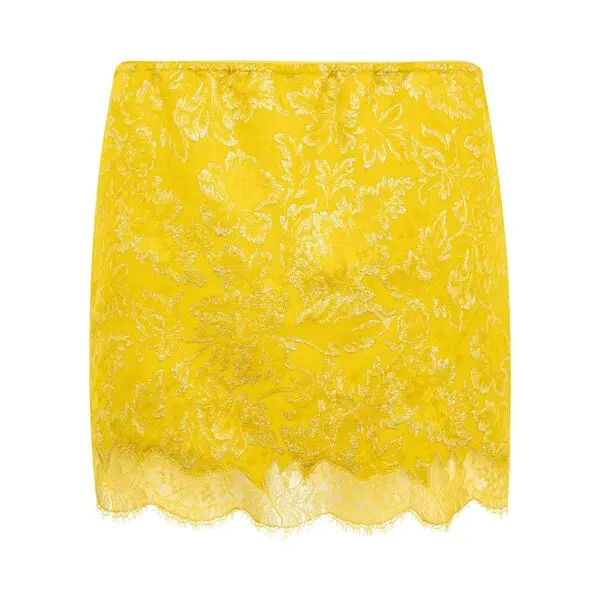 Saint Laurent Jupe 'jaune Acide - Green