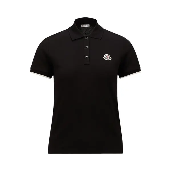 Moncler Short-sleeve Polo - Black