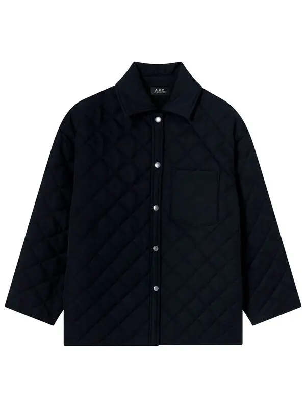 A.p.c. Georges Quilted Wool Jacket