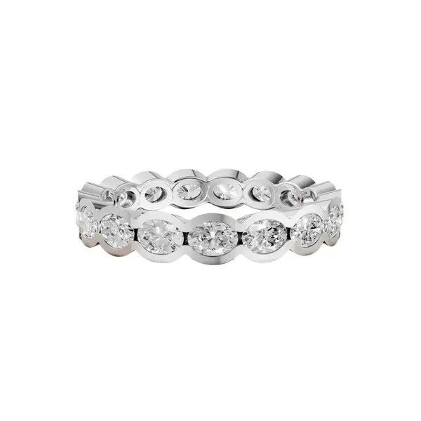 AYA FINE JEWELRY Oval Lab Diamond Eternity Ring - White