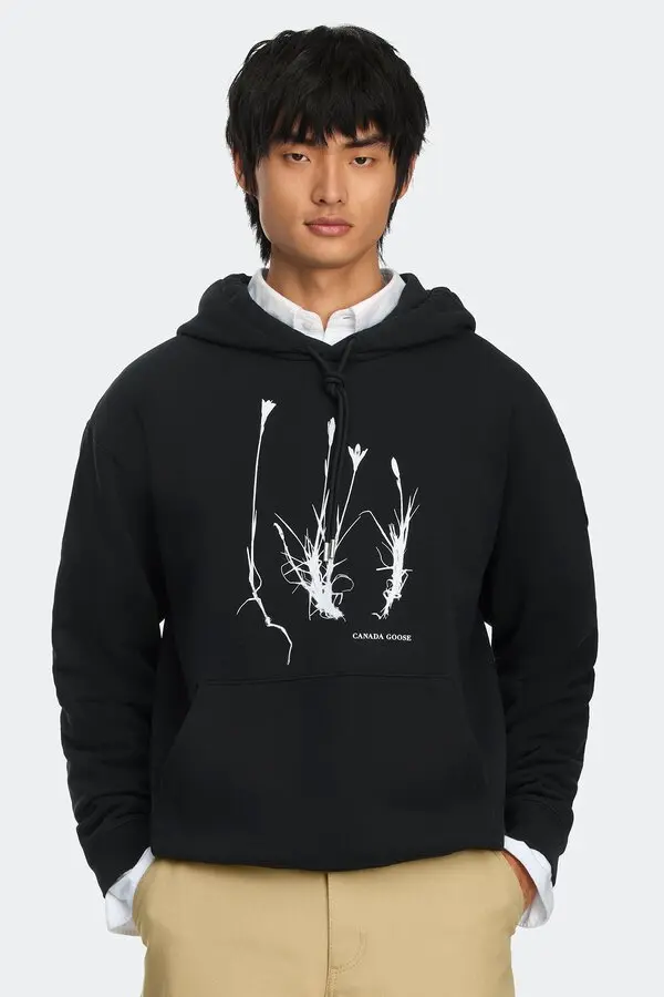 Canada Goose Rove Flower Relaxed Hoodie - Black