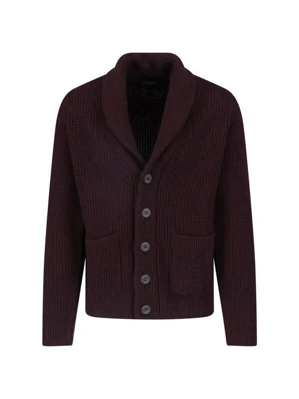 DRUMOHR 100% Merino Wool Crewneck Sweater - Red