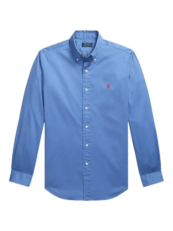 Ralph Lauren Classic Short Sleeve Button-up Shirt For - Navy