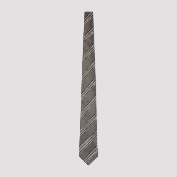 Brunello Cucinelli Silk Tie - Brown