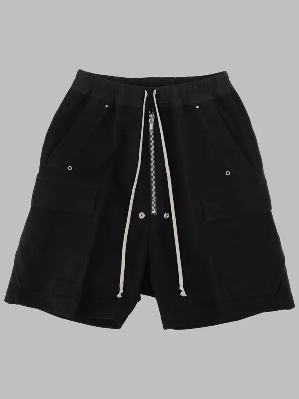Rick Owens Utility-style Drawstring Shorts - Black