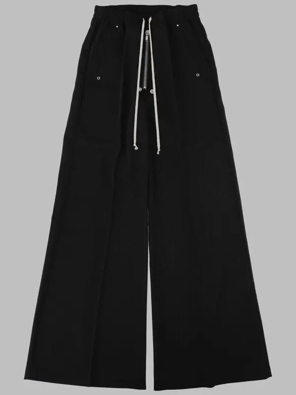 Rick Owens Style Tailored Trousers - Black