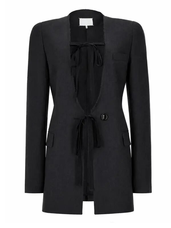 MAISON MARGIELA Wool-lined Tailored Jacket - Black