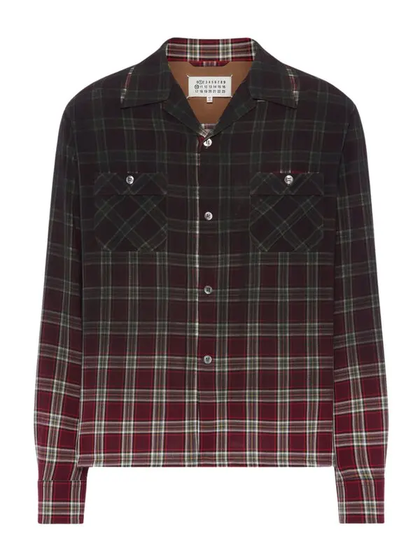 MAISON MARGIELA Mini Button-up Shirt Tailored Fit - Red