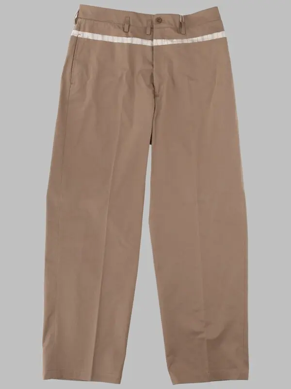 MAISON MARGIELA 100% Cotton Trousers Made In Italy - Multicolour