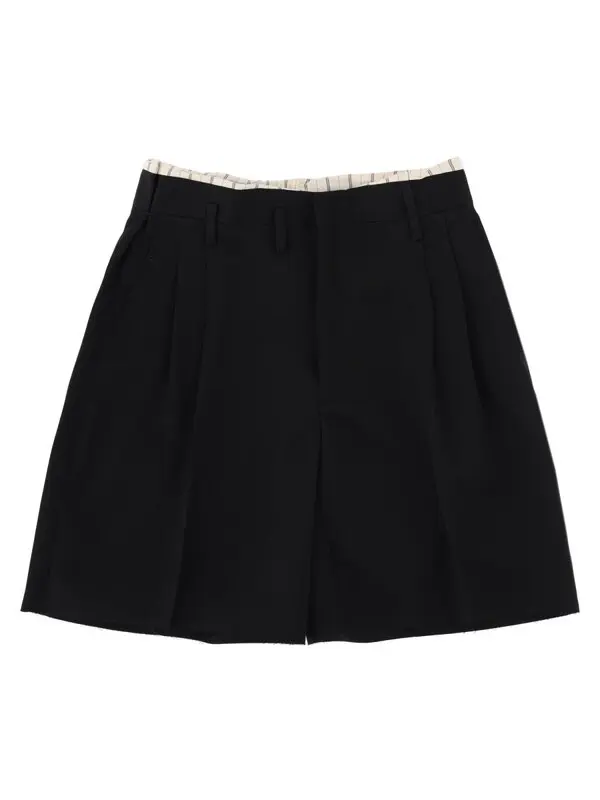 MAISON MARGIELA 100% Virgin Wool Shorts