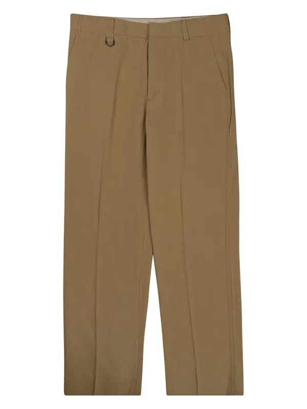 PAOLO PECORA MILANO Stretch Cotton Trousers - Beige