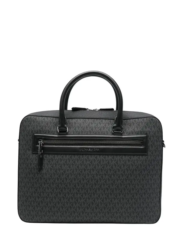 Michael Kors Monogram Print Top Handle Bag