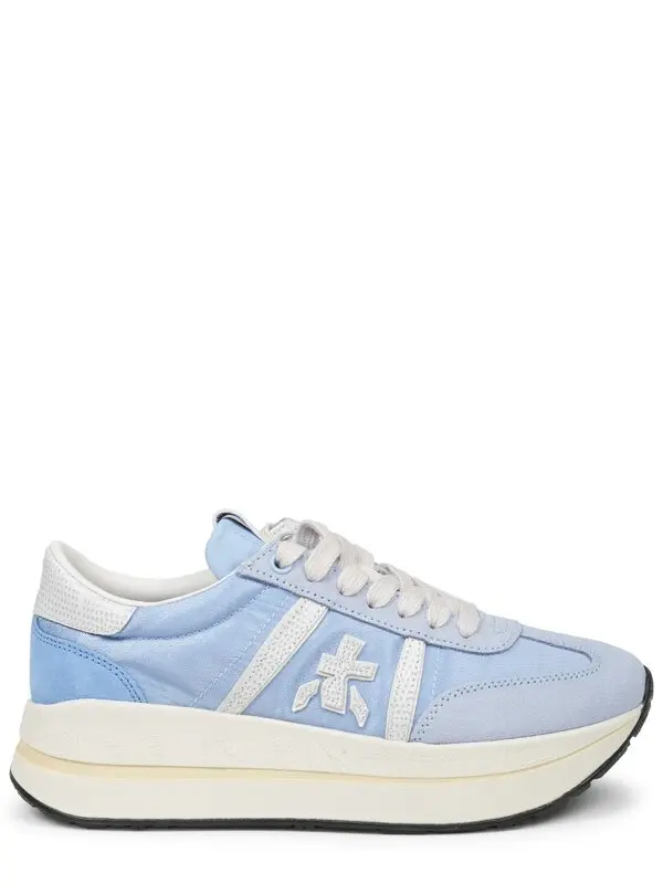 Premiata Leather Sneakers With Eva Rubber Sole And Goat Leather Lining