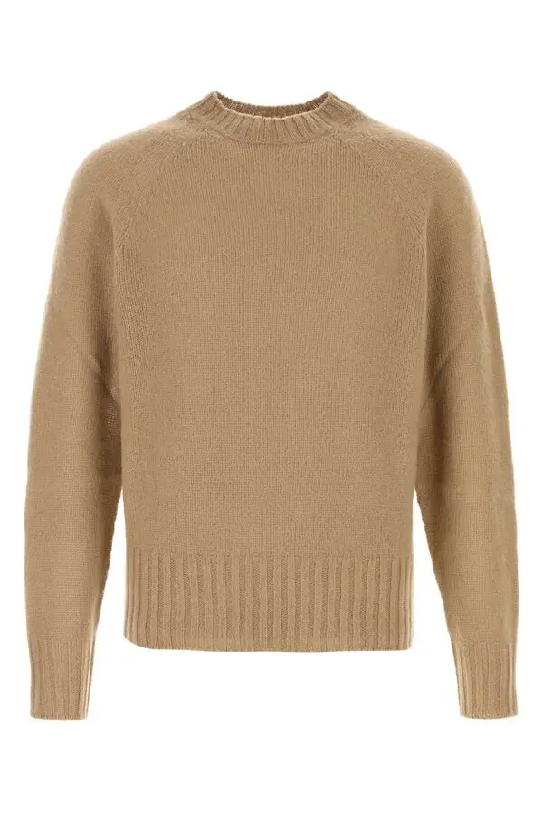 TOM FORD Cashmere Ribbed Sweater - Camel
