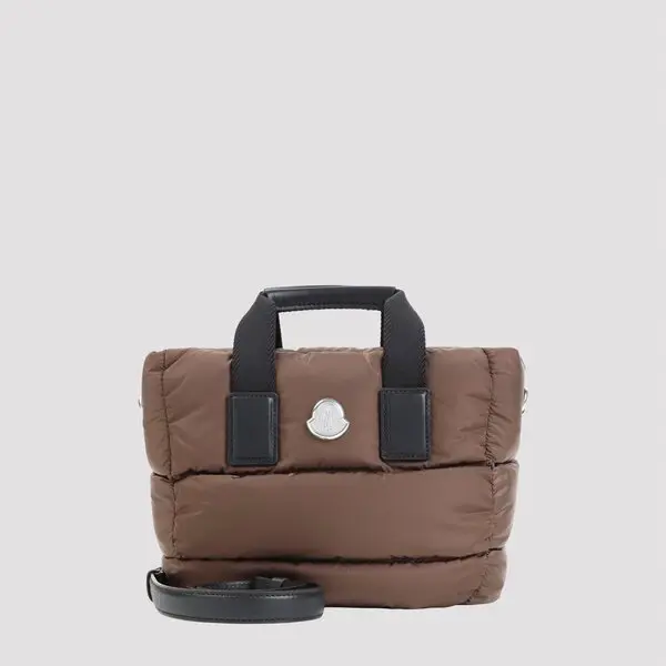 Moncler Mini Caradoc Tote Handbag - Brown