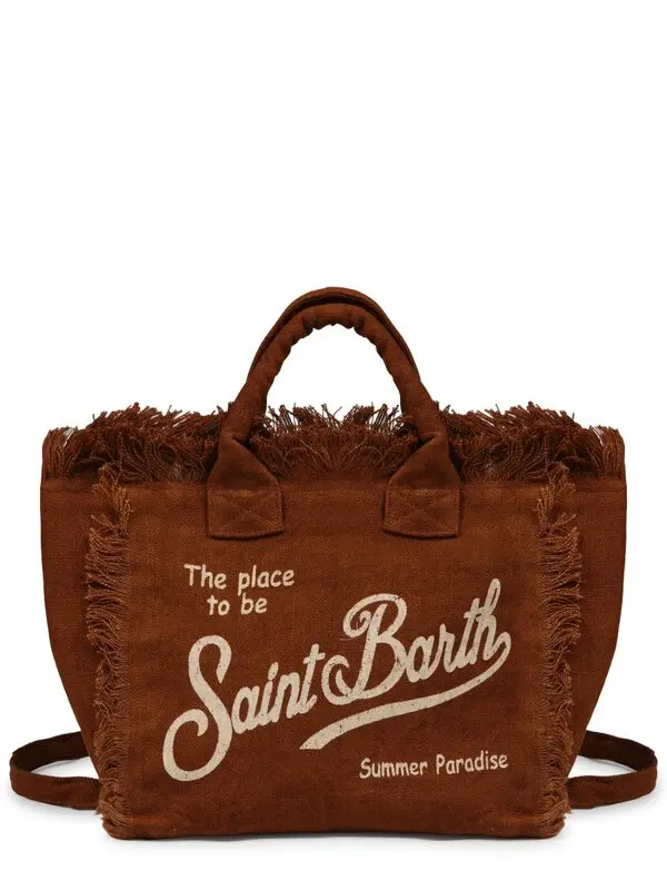 MC2 SAINT BARTH Linen Mini Handbag By