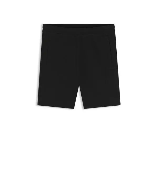 BOSS Logo-embroidered Cotton-blend Piqué Jersey Shorts