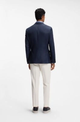 BOSS Regular-fit Jacket In Wool