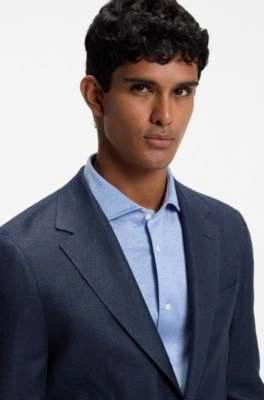 BOSS Regular-fit Jacket In Wool