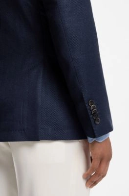 BOSS Regular-fit Jacket In Wool