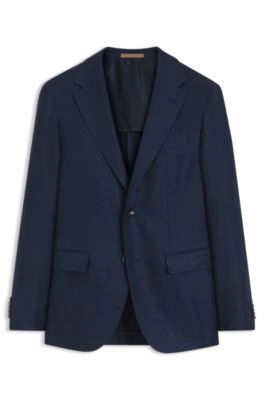 BOSS Regular-fit Jacket In Wool
