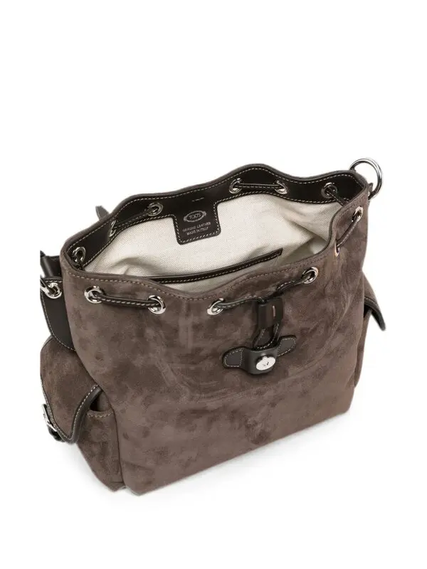 TOD'S T Timless Mini Leather Backpack