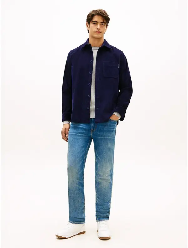 Tommy Hilfiger Relaxed Corduroy Overshirt - Imperial Navy