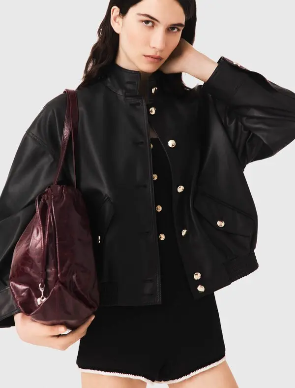 Maje Leather Jacket