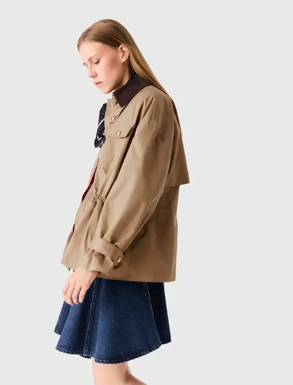 Maje Coat With Removable Lining