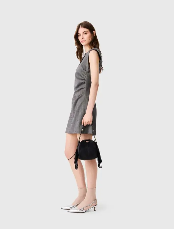 Maje Short Rhinestone Tailored Dress