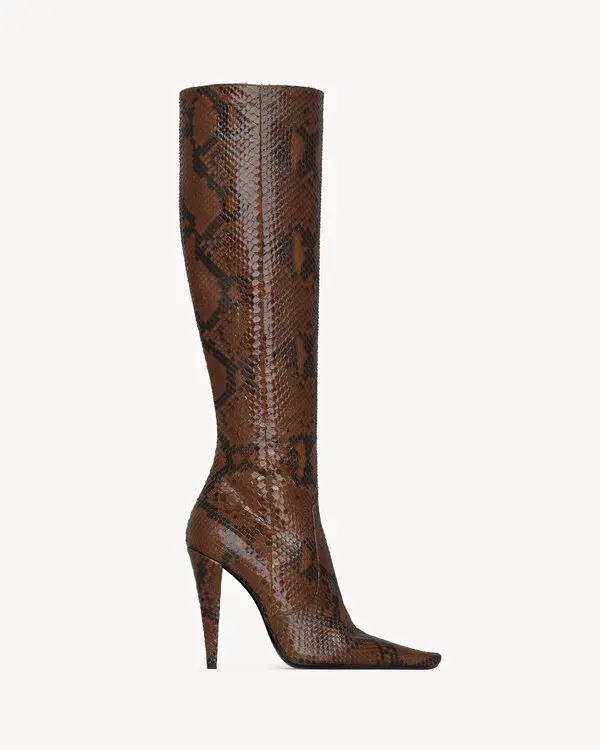 Saint Laurent 77 Boots In Python