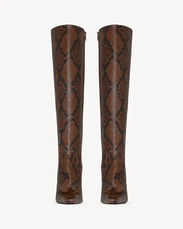 Saint Laurent 77 Boots In Python