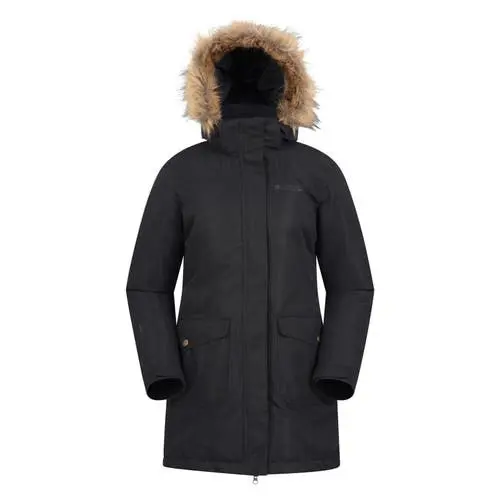 Mountain Warehouse Tarka Ii Long Padded Jacket - Black