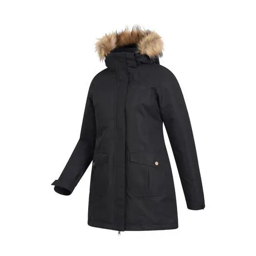 Mountain Warehouse Tarka Ii Long Padded Jacket - Black