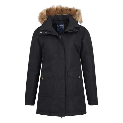 Mountain Warehouse Tarka Ii Long Padded Jacket - Black