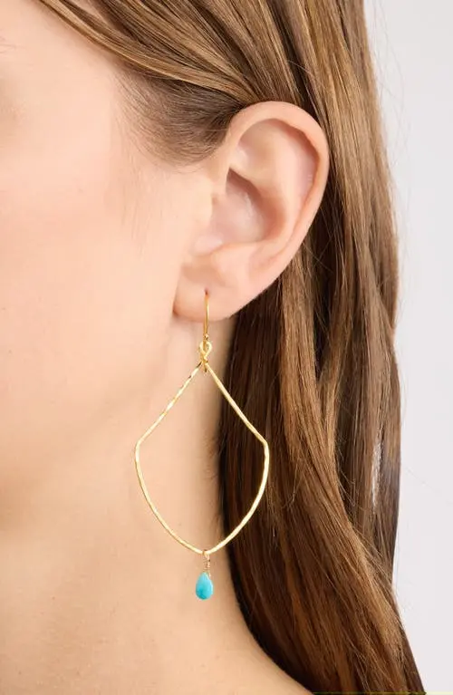 KIARA BY KI-ELE Morocco Turquoise Drop Earrings