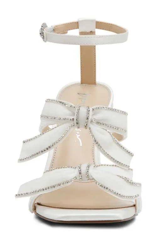 Betsey Johnson Sammy Ankle Strap Sandal - Ivory