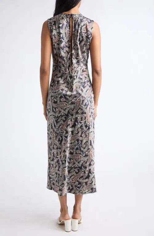 Veronica Beard Gemma Silk Blend Midi Dress