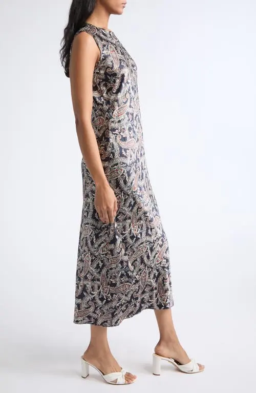 Veronica Beard Gemma Silk Blend Midi Dress
