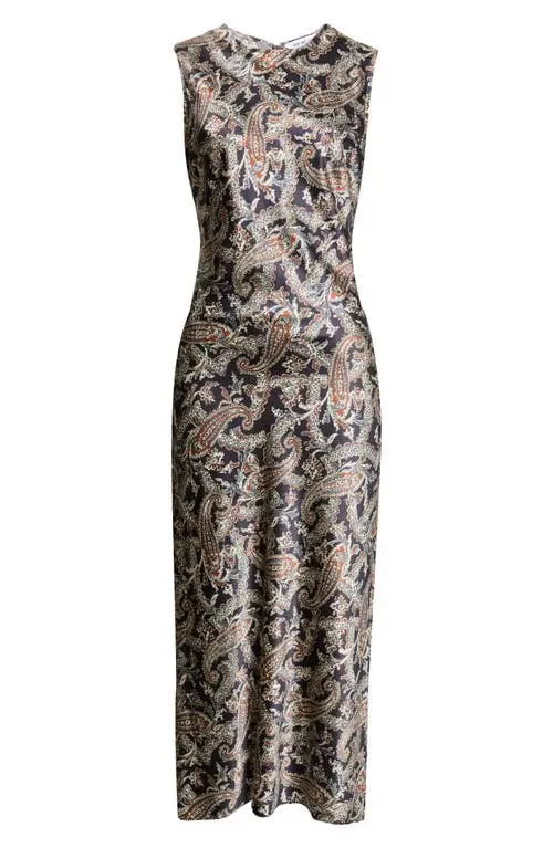 Veronica Beard Gemma Silk Blend Midi Dress