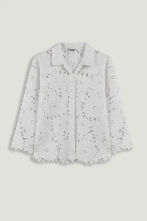 NOCTURNE Floral Broderie Jacket