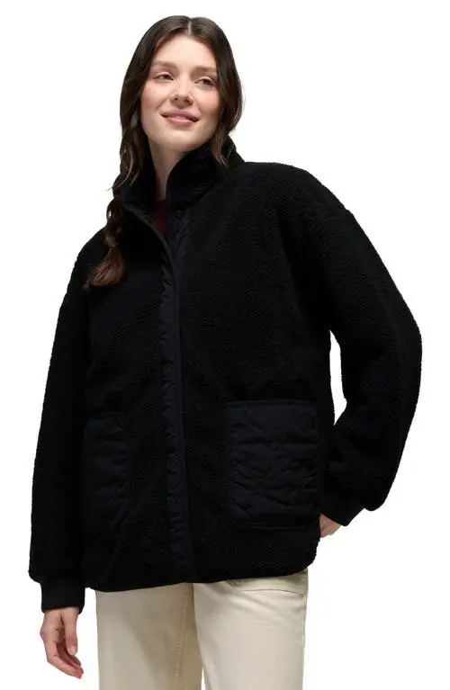 Prana Encinitas Reversible Coat - Black/black